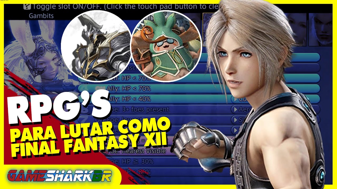 RPGs COM SISTEMA DE BATALHA IGUAIS FINAL FANTASY XII - YouTube