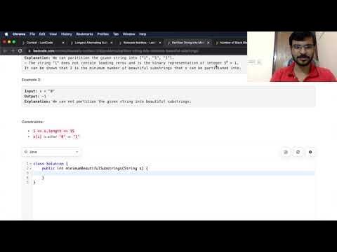 Leetcode Biweekly Contest 108 - Live Coding and commentary - YouTube