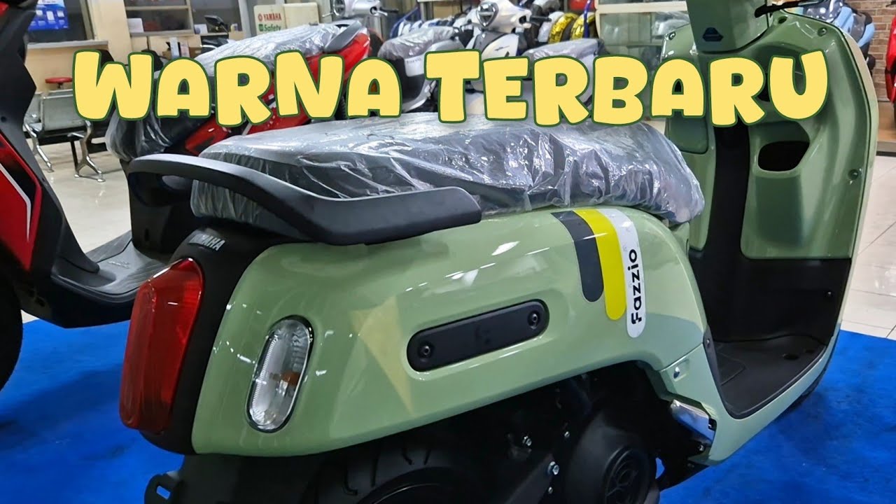 new YAMAHA FAZZIO NEo Hybrid GREEN / Warna HIJAU TERBARU - YouTube