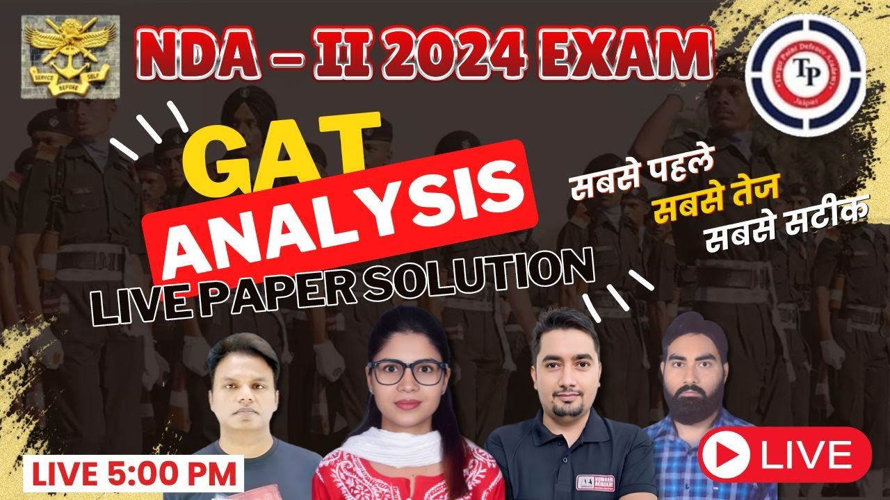 NDA GAT 2024 2 Full Paper Solution NDA 2 2024 BIOLOGY Full GAT Paper ...
