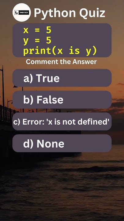 Daily Quiz Python Knowledge Twebi Tech Dailyquiz Dailyquizanswers Pythonquiz