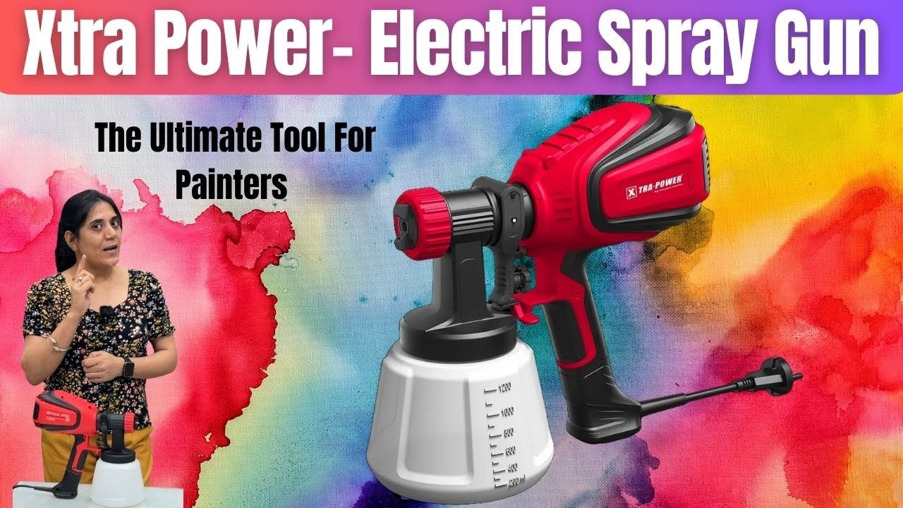 Xtra Power Electric Spray Gun Models Model XPT-521 | Paint spray Gun ...