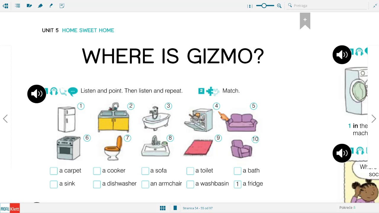 NBB3 - Where is Gizmo - vocabulary - YouTube