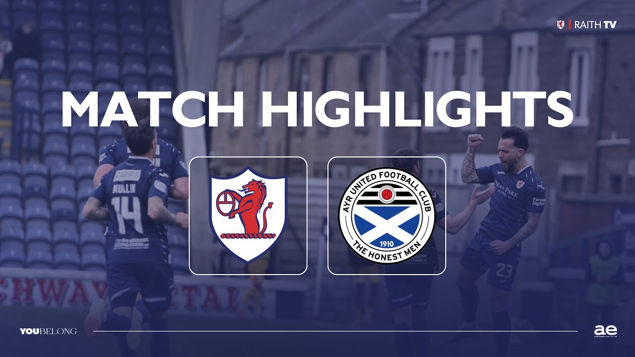 HIGHLIGHTS | Raith Rovers 1-0 Ayr United | 05/04/25 - YouTube