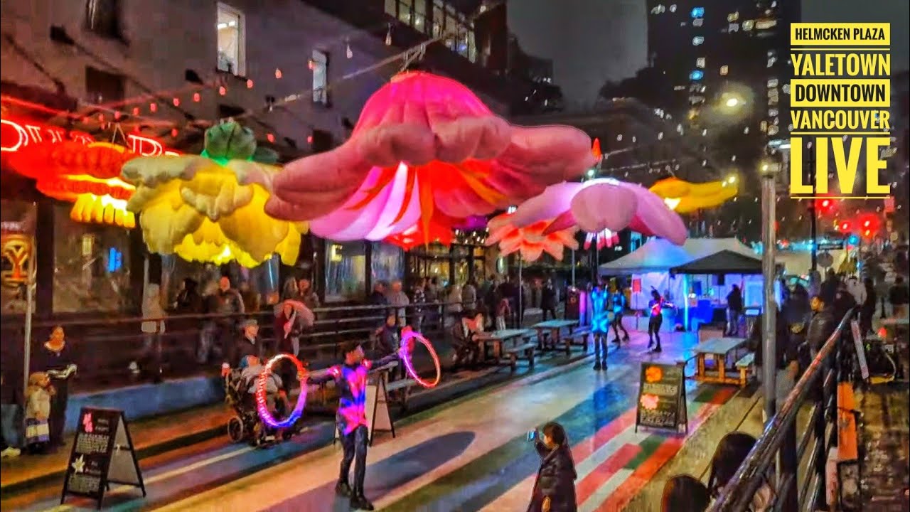 Vancouver Live 🇨🇦 - Lumière Festival, Downtown - YouTube