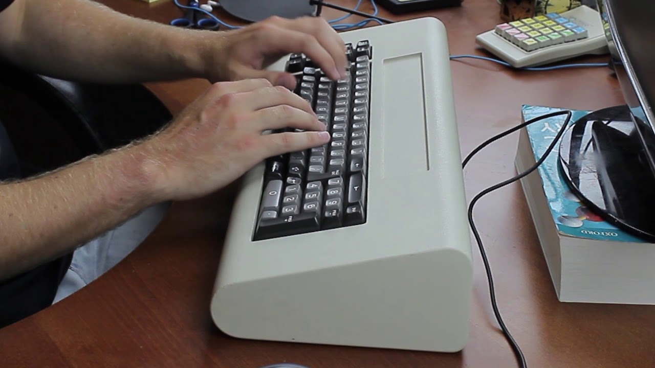 Typing Demo XL - NO SOLENOID beamspring (IBM 5251) (ASMR) - YouTube