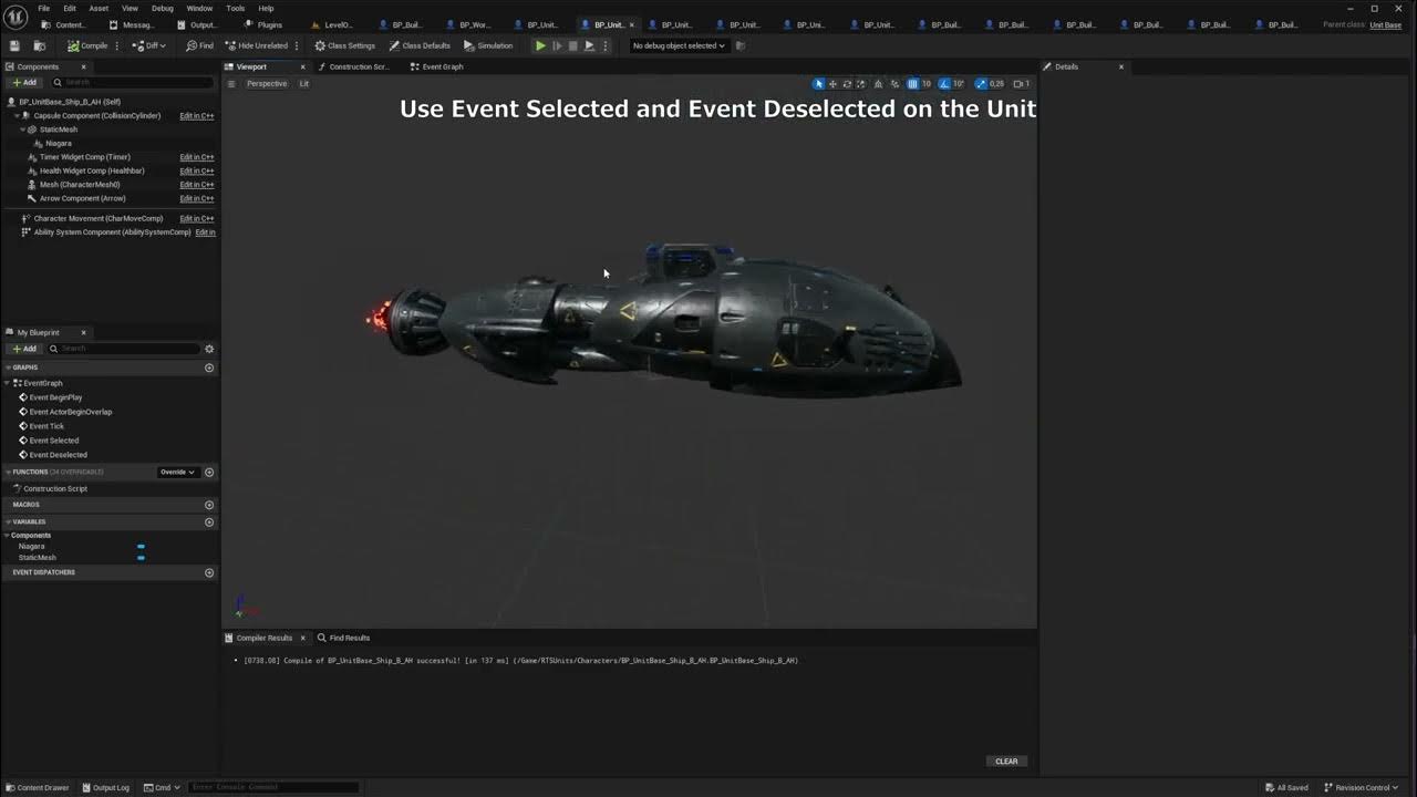Unreal Engine 5 - RTSUnitTemplate Tutorial: Set Up a Selected Unit Effect - YouTube
