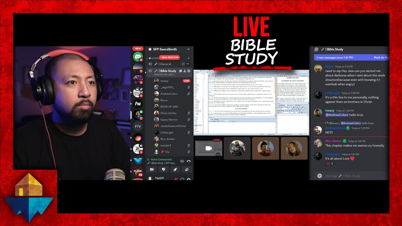 🔴 LIVE BIBLE STUDY - JOIN US! https://discord.gg/DNrUGm6J | SFP - Live ...