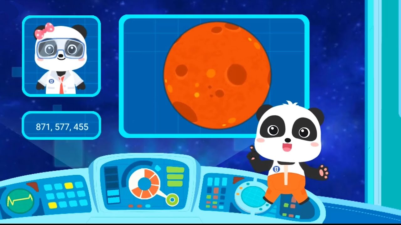 Little Panda's Space Journey | Learn About Solar System And Space Life ...