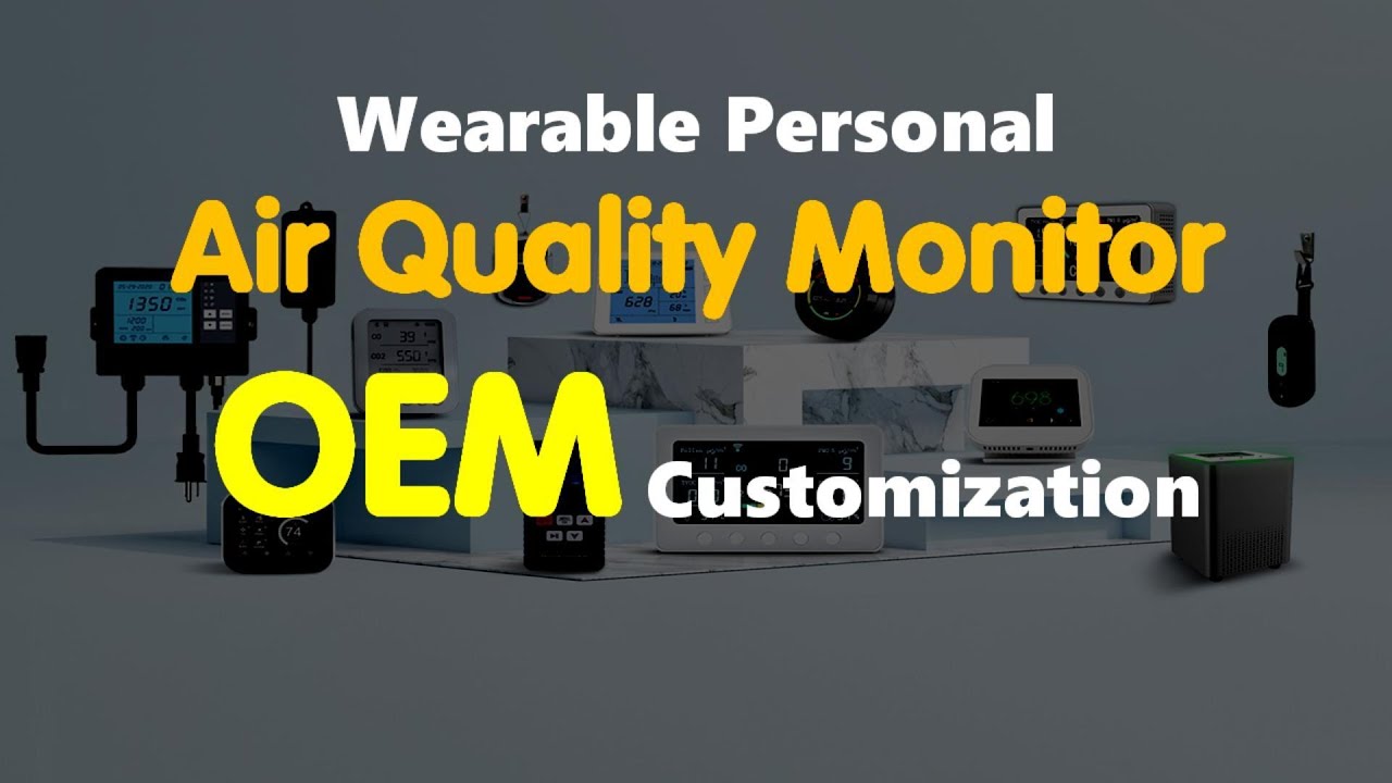 Wearable Personal Air Quality Monitor OEM Customization - YouTube