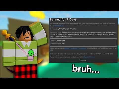 The DUMBEST Roblox Bans... (Part 5) - YouTube