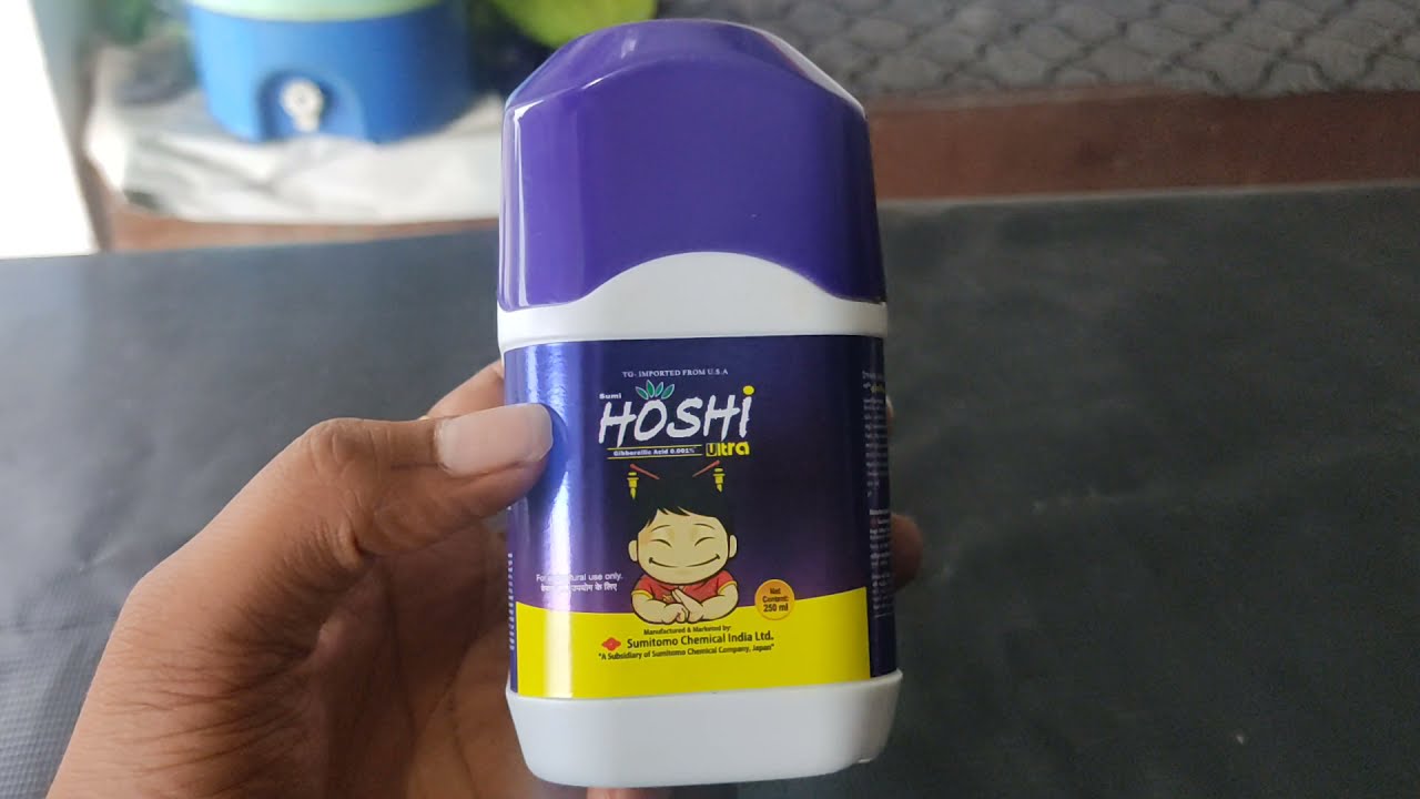 Hoshi Ultra Gibberellic acid फूलों की संख्या को दूगना कर देता है पूरी ...