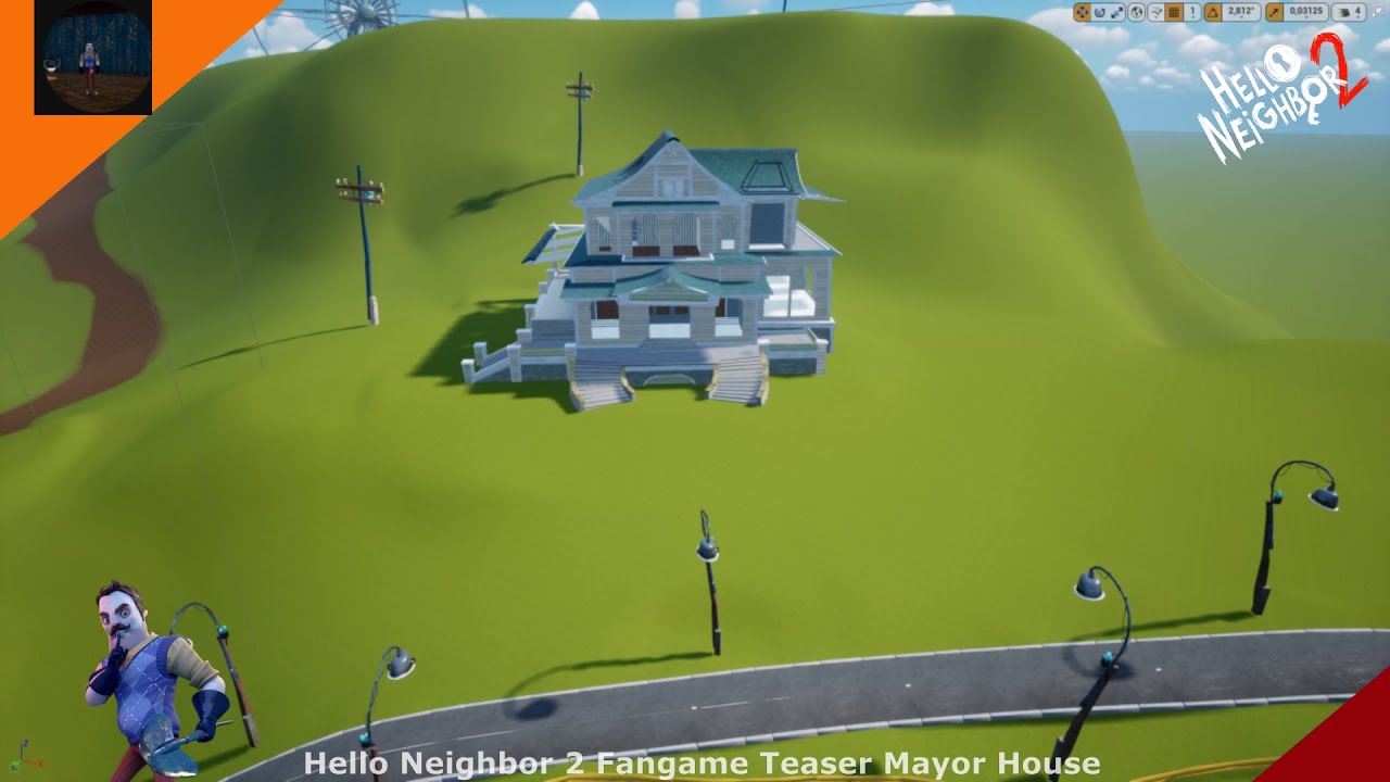 Hello Neighbor 2 Beta Fan Game Teaser Mayor House Gameplay - YouTube