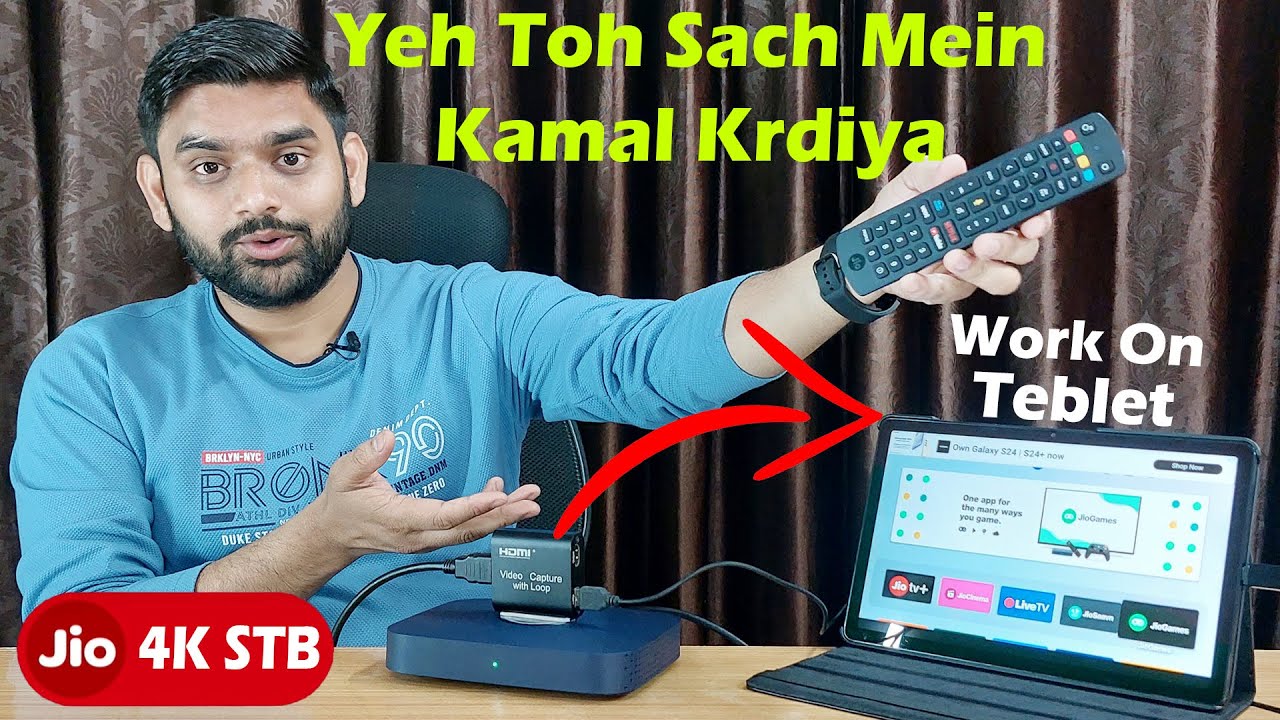 Jio AirFiber STB Work on Table | Jio 4K STB Benefit | Jio AirFiber ...
