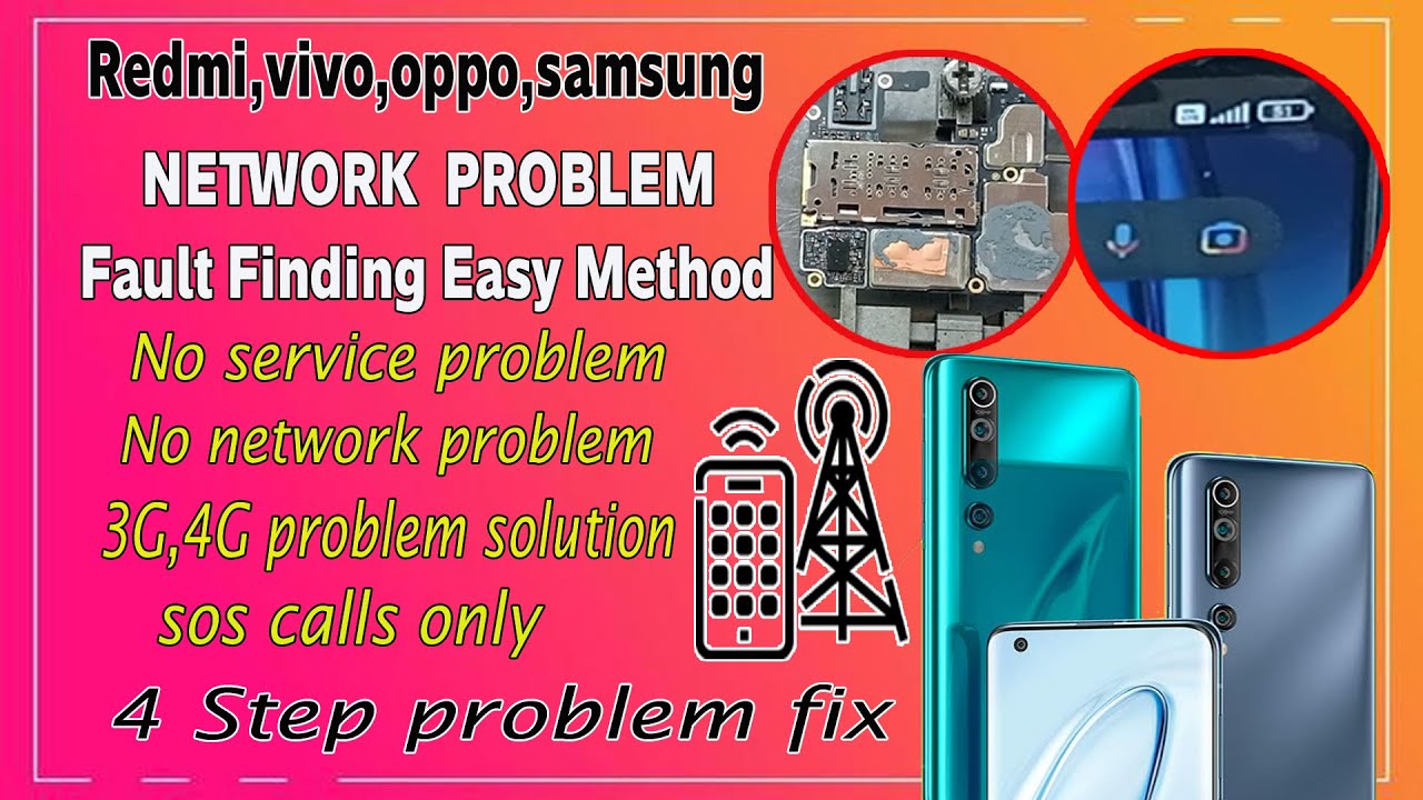 Redmi 10 Prime Network Problem Solution easy fault finding - YouTube