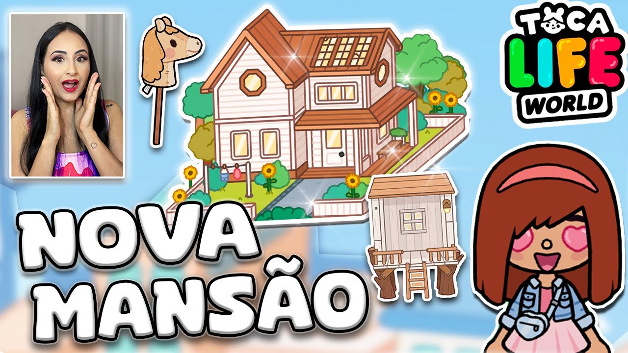 NOVA CASA DE 3 ANDARES ESTILO MANSÃO E NOVOS ITENS DE DECORAÇÃO NO TOCA ...