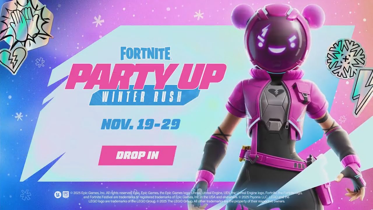 FORTNITE *FREE* SKIN TRAILER - WINTER RUSH EVENT - YouTube