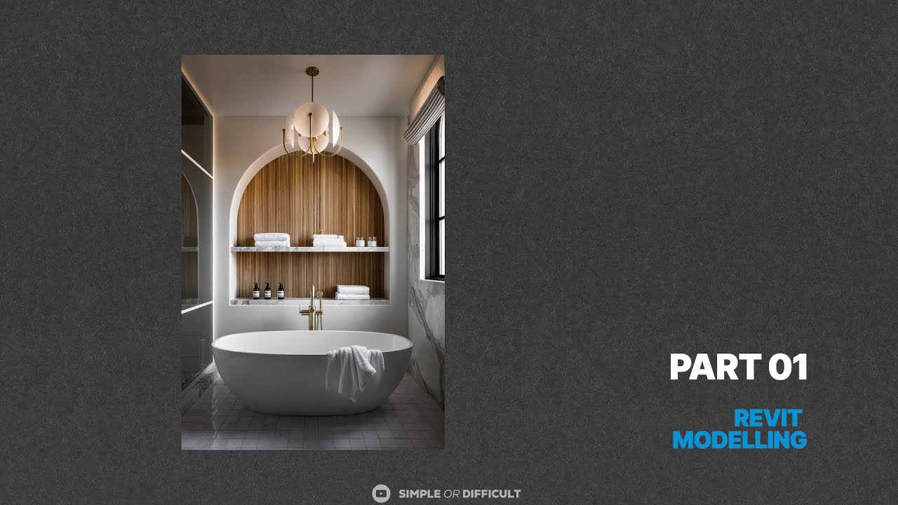 MODEL THIS BATHROOM IN 10 MINUTES IN AUTODESK REVIT TUTORIAL. - YouTube