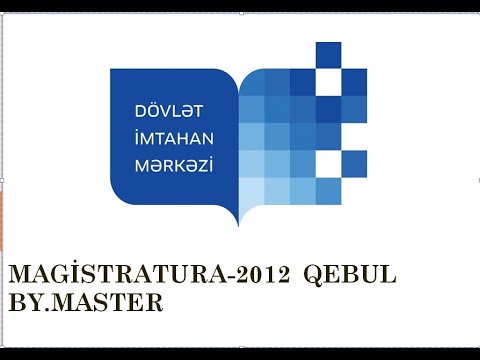 Magistratura 2012 qebul testlerinin izahi