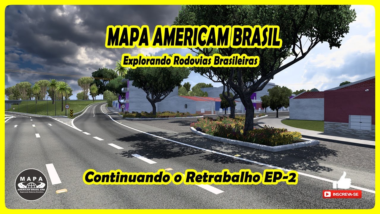 MAPA AMERICAM BRASIL - Continuando com o Retrabalho das Cidades EP-02 ...