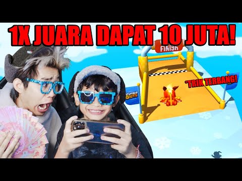 GILA! SETIAP BOCIL SD JUARA 1 AKU KASI 10 JUTA!!! KESALAHAN BESAR, DIA TOP GLOBAL STUMBLE 100% WIN!!