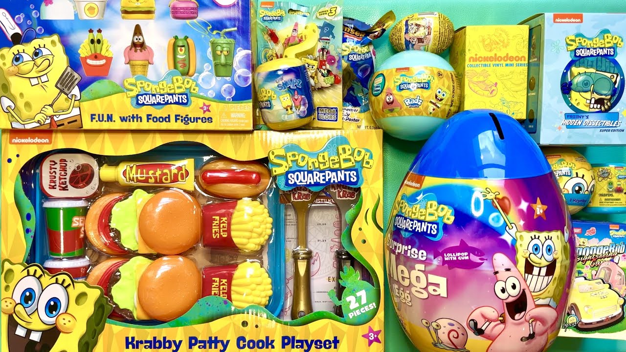 Surprise ‼️ ASMR SpongeBob SquarePants oddly satisfying unboxing no ...