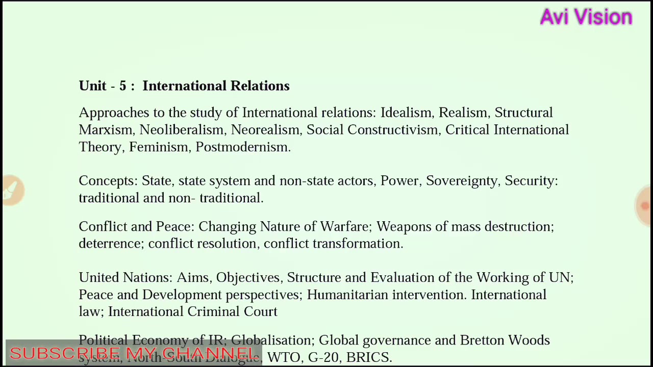 Updated Syllabus of UGC NET EXAM Political Science 2020||NTA UGC NET ...