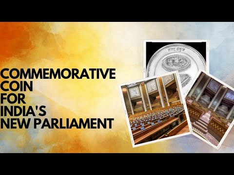 INDIA'S NEW PARLIAMENT COMMEMORATIVE COIN 2023 - YouTube