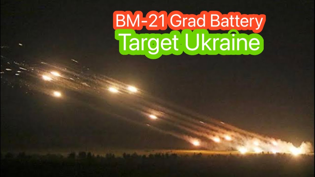 Russian BM-21 grad battery firing at Donbas Ukraine | Kyiv | Kharkov ...