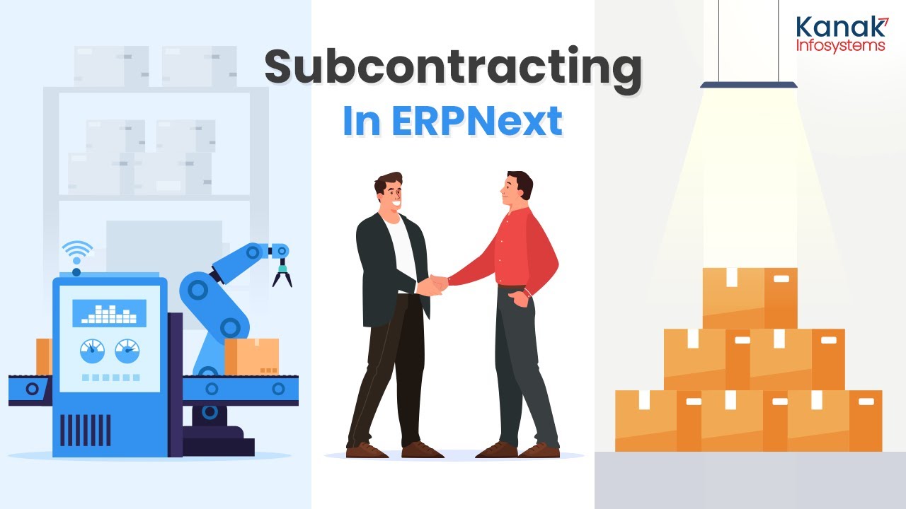 How to manage Subcontracting Process in ERPNext. - YouTube