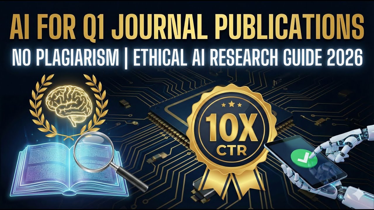 How to Use AI for Q1 Journal Publications (No Plagiarism) | Ethical AI ...
