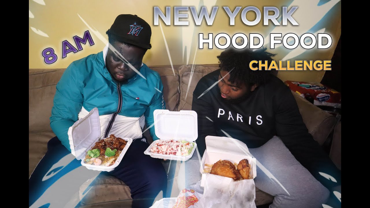 SURVIVING OFF NYC HOOD MEALS FOR 24 HOURS!!!!! - YouTube