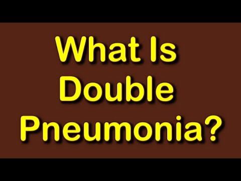 What Is Double Pneumonia? - YouTube