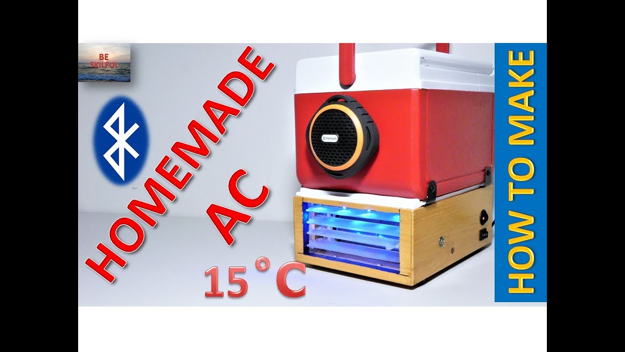 HOW TO MAKE AIR CONDITIONER AT HOME - YouTube