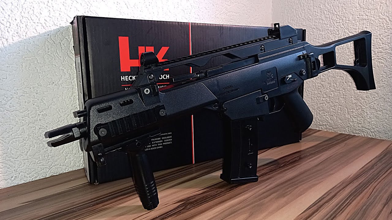 Airsoft - Heckler&Koch G36C Sportsline (S-AEG) - Review - YouTube