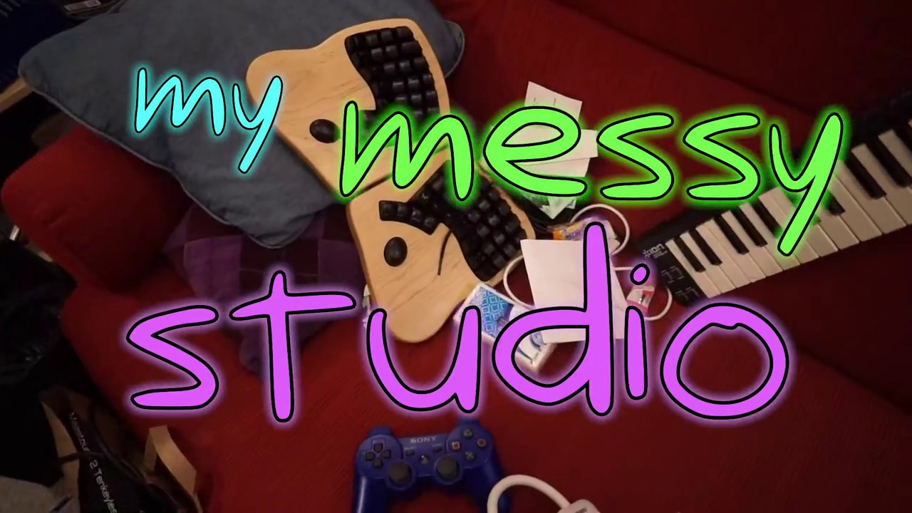 My Messy Studio episode 1: Cable wrapping - YouTube