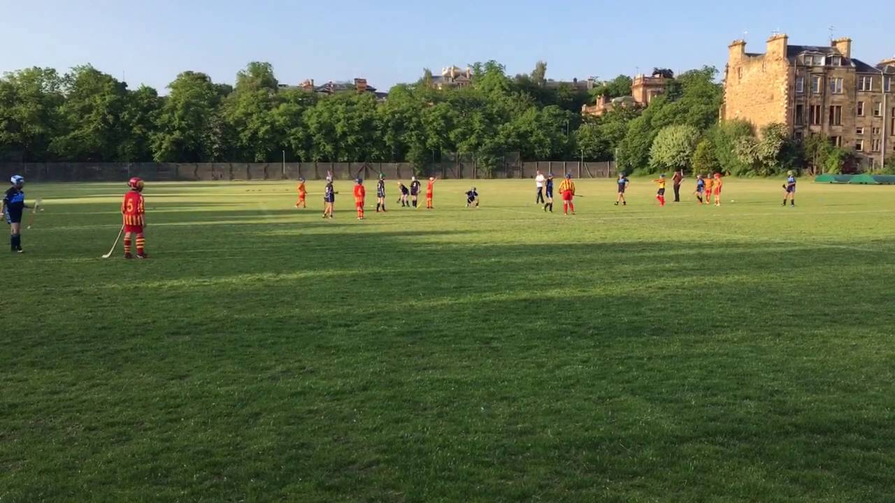 Glasgow Gaels Shinty vs St Jude's Hurling - HD - YouTube