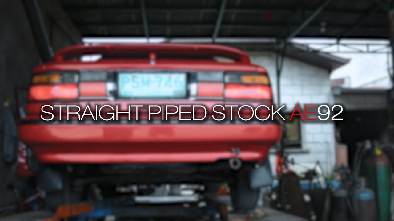 Altair and Alkim's Straight Piped Toyota Corolla AE92/ EE90 - YouTube
