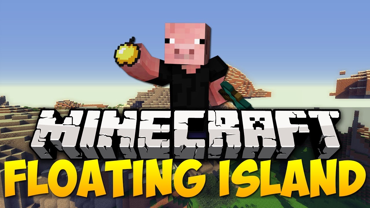 Minecraft Best Seeds - VILLAGE & FLOATING ISLAND | 1.7.4 (HD) - YouTube