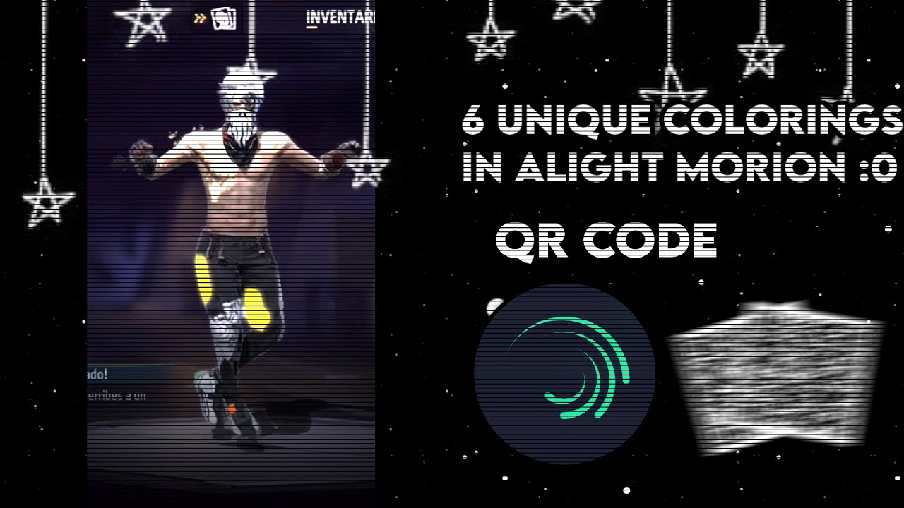 6 unique coloring in alight motion 😱 | preset am qr code xD | # ...