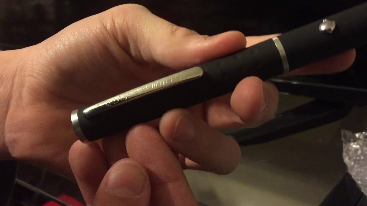 Powerful 5MW Military Grade Laser Pointer! Wish Unboxing - YouTube