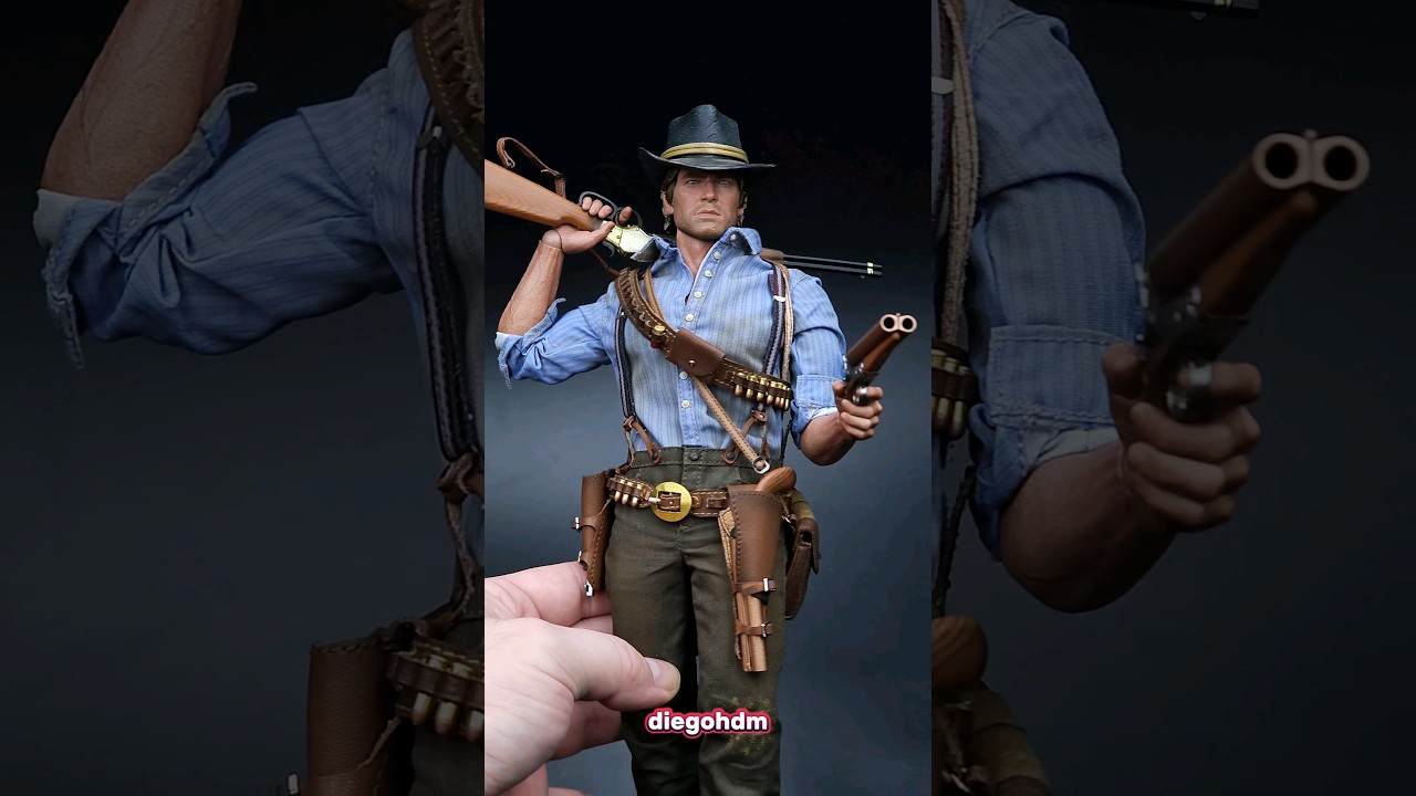 OLHA ESSE ARTHUR MORGAN 😱 Action Figure impressionante do Red Dead ...