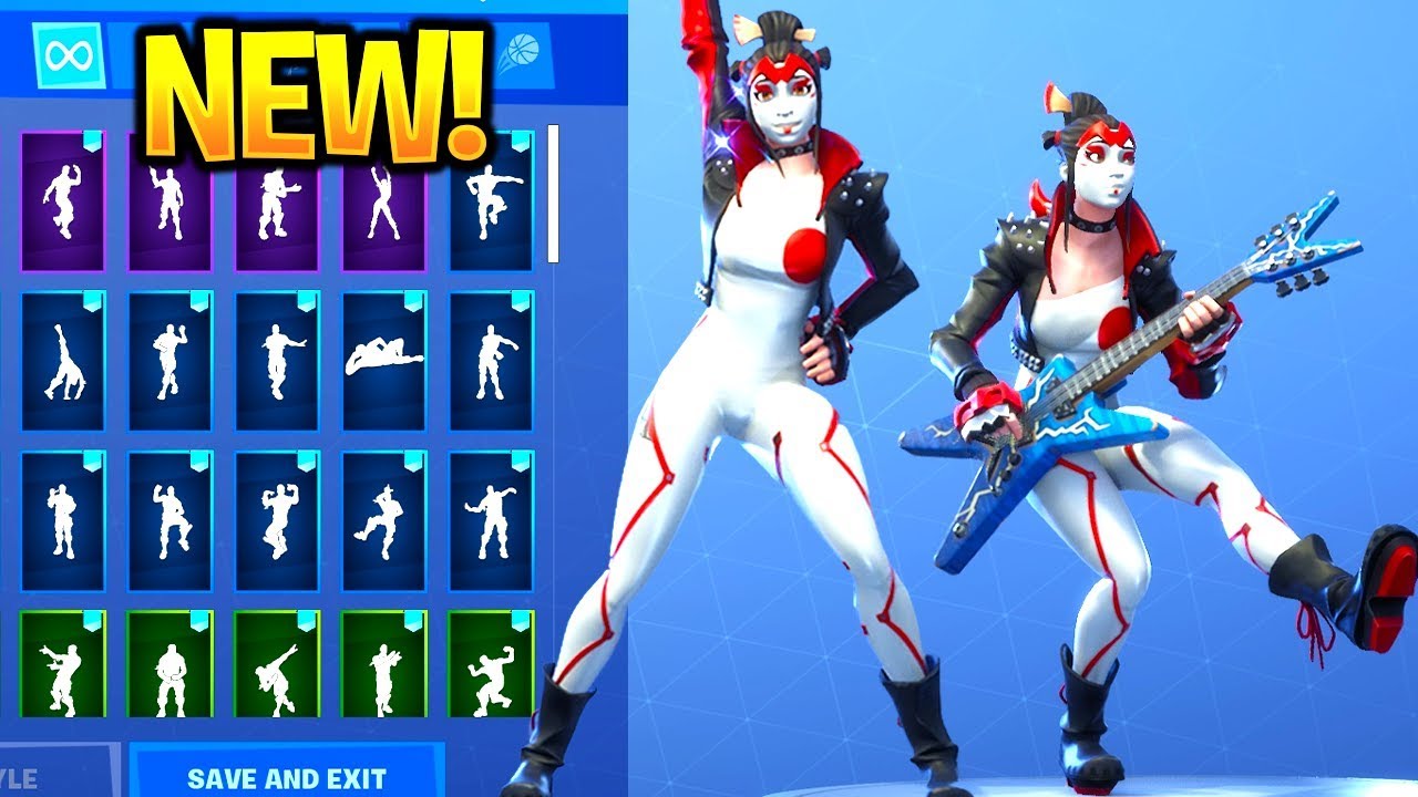 *NEW* TAKARA Skin Showcase With Dance Emotes! Fortnite Battle Royale ...