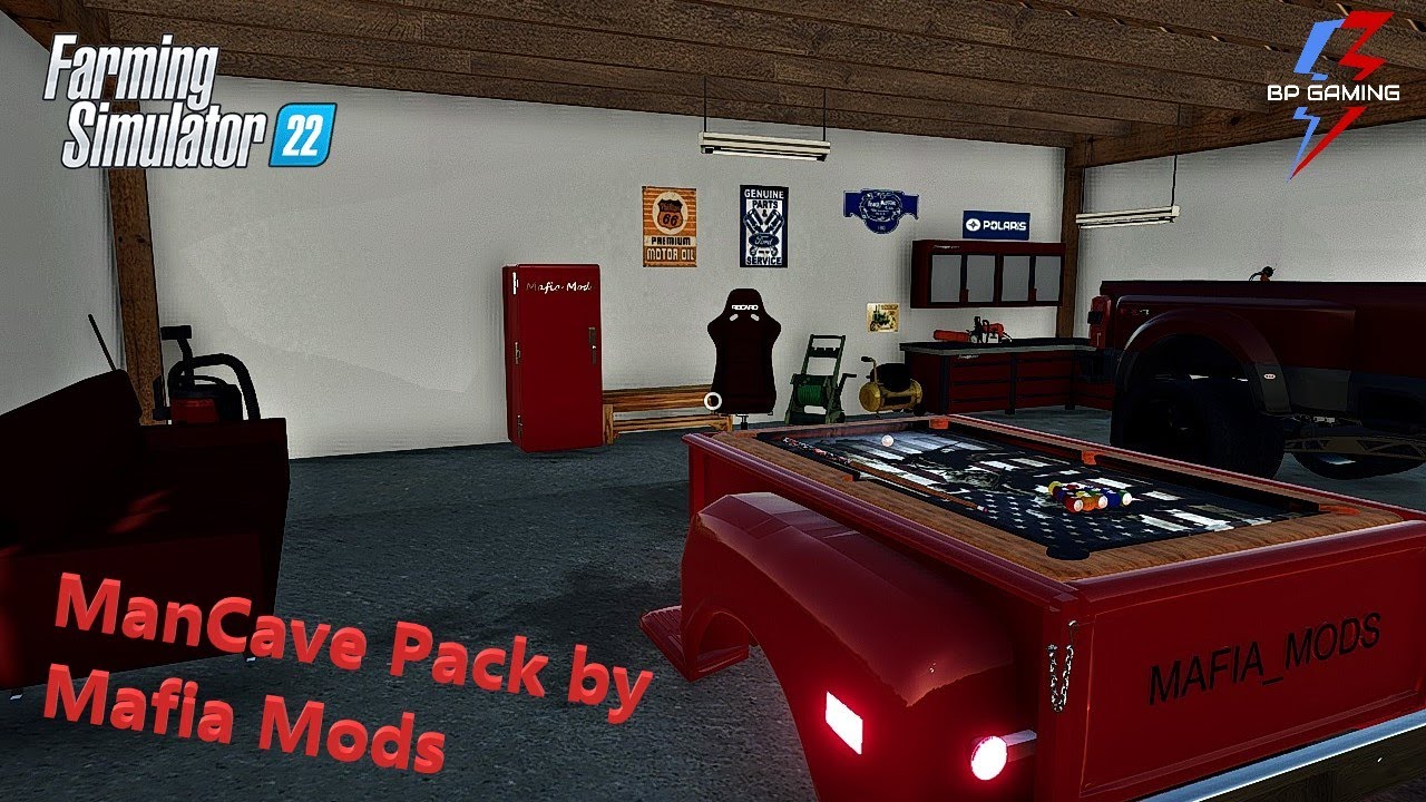 Mafia Mods Man cave pack Showcase (FS22) - YouTube