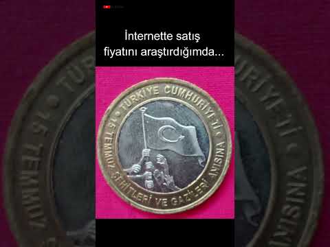 15 TEMMUZ 1 TL Değeri Ne Kadar? #Endeğerli1TL #1TL #BayraklıPara #Bayraklı1TL #Tedavülhatıra1lira