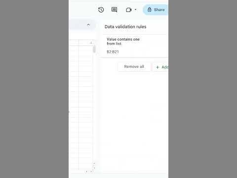 Adding Dropdowns in Google Sheets | Mastering Data Validation #googlesheets #Spreadsheets # ...