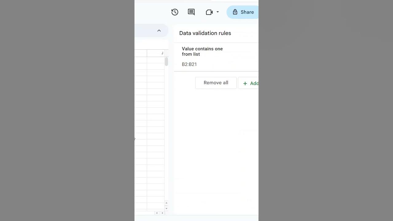Adding Dropdowns in Google Sheets | Mastering Data Validation #googlesheets #Spreadsheets # ...