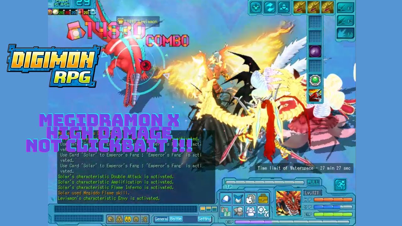 Digimon RPG Online : Megidramon X is a Killing Machine? - YouTube