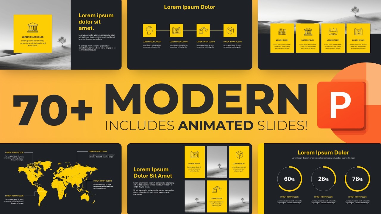 EASY Drag & Drop PowerPoint Template - Make PRO Slides in Mins - YouTube