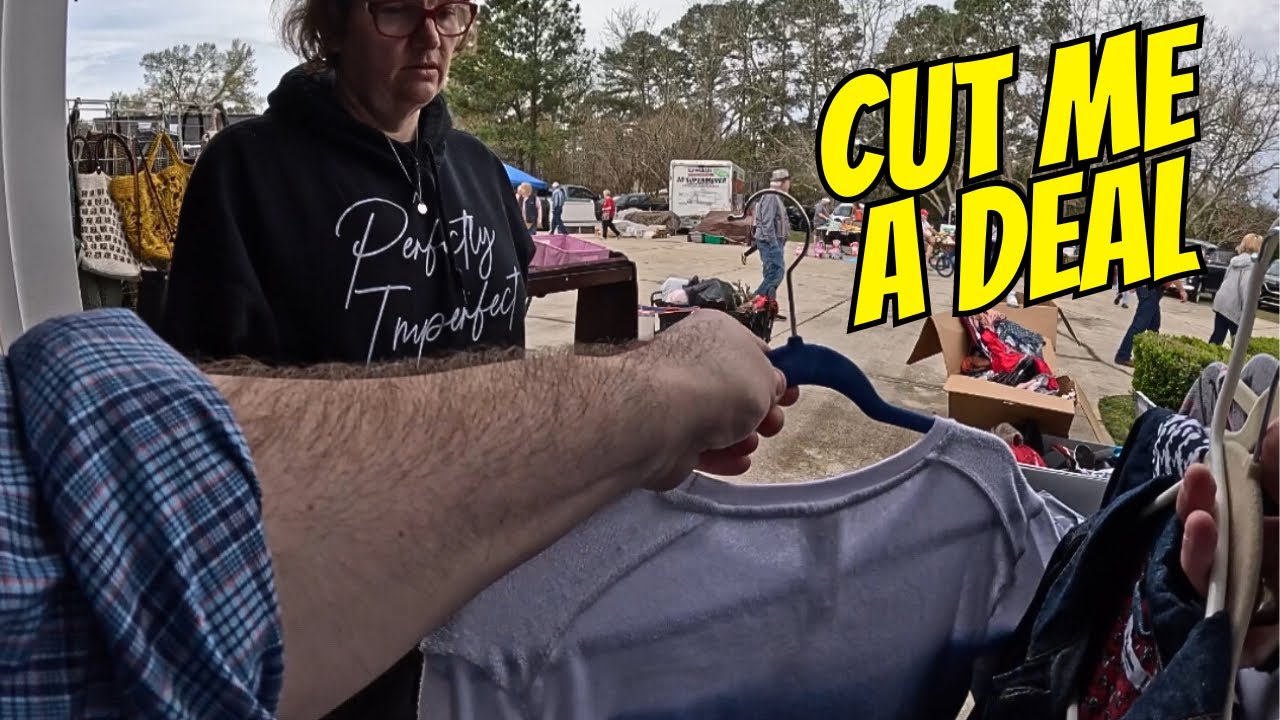 Wheeling and Dealing at the Peaches to Beaches Yard Sale! - YouTube